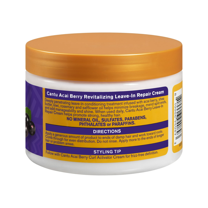 Cantu Acai Berry Revitalizing Repair Leave-In Cream » Power Your Curls