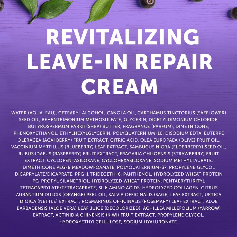 Cantu Acai Berry Revitalizing Repair Leave-In Cream » Power Your Curls