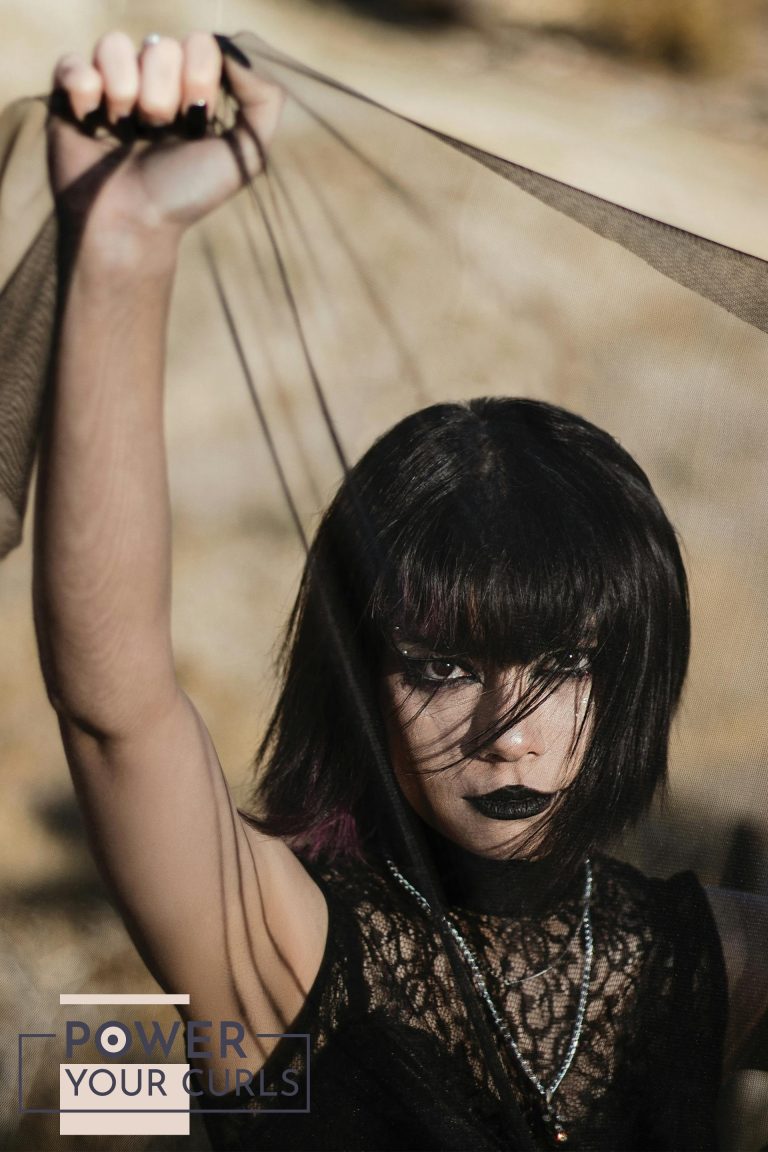 Edgy Chic: 13 Ultimate Gothic Hairstyles » Power Your Curls